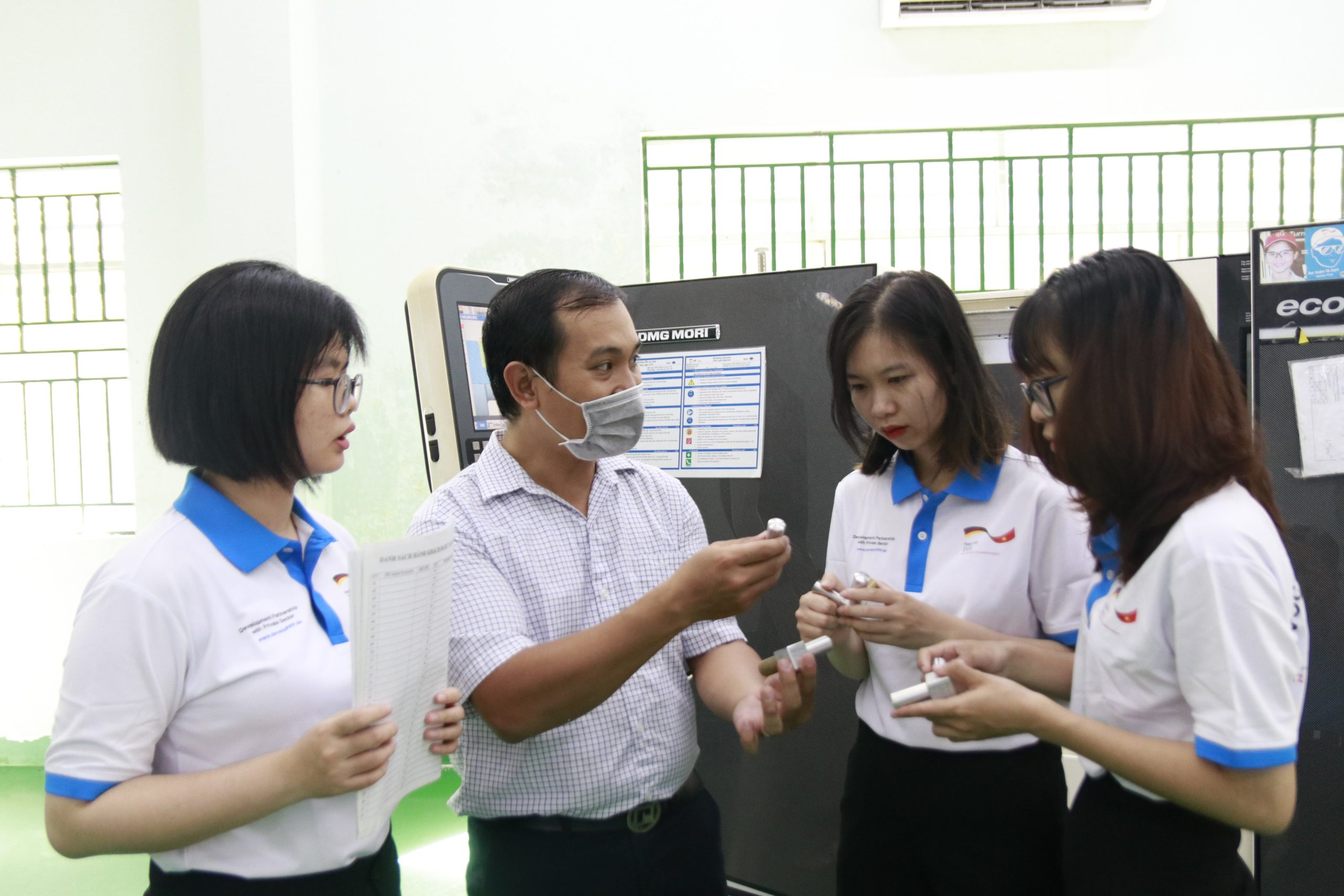 Second batch of woman technicians enhanced their CNC competence at ...